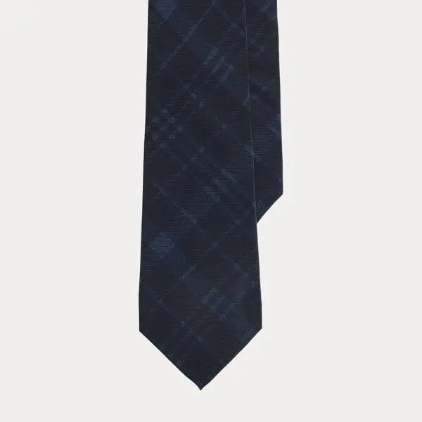 Ralph Lauren Plaid Silk Twill Tie
