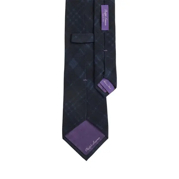 Ralph Lauren Plaid Silk Twill Tie