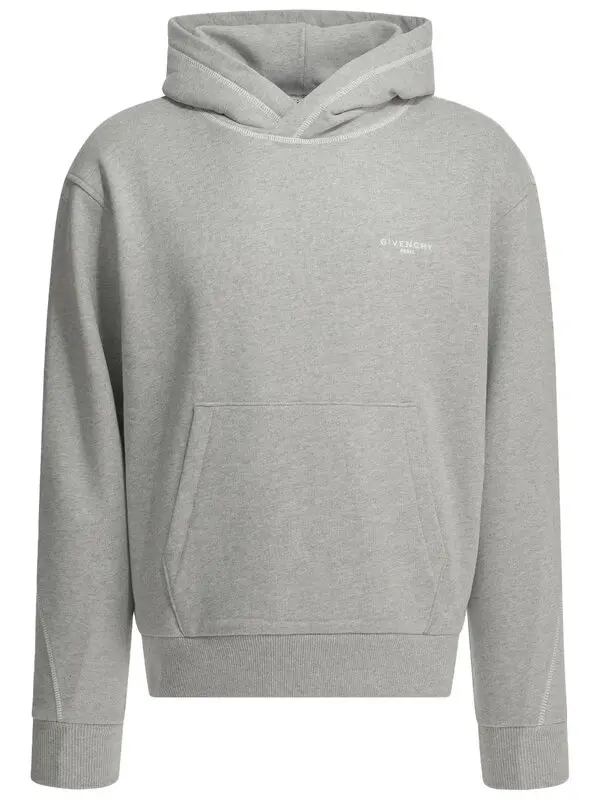 Givenchy Couture Seam Contrast Stitching Hoodie