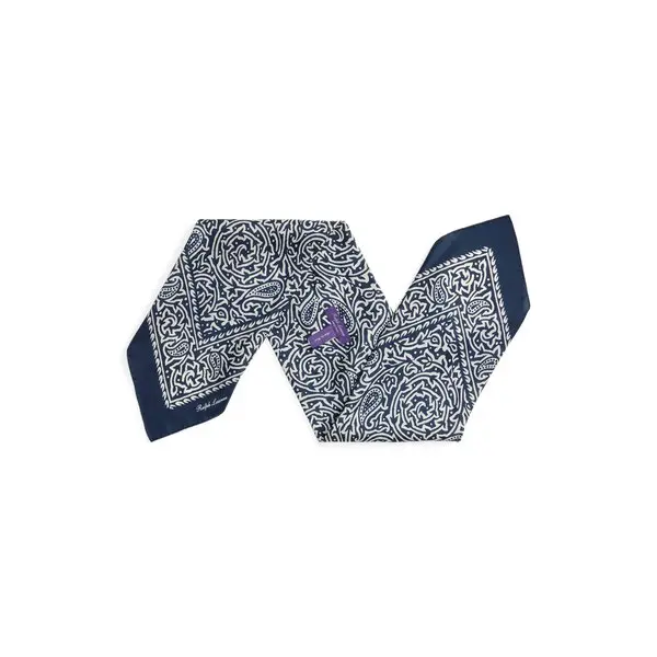 Ralph Lauren Print Silk Neckerchief
