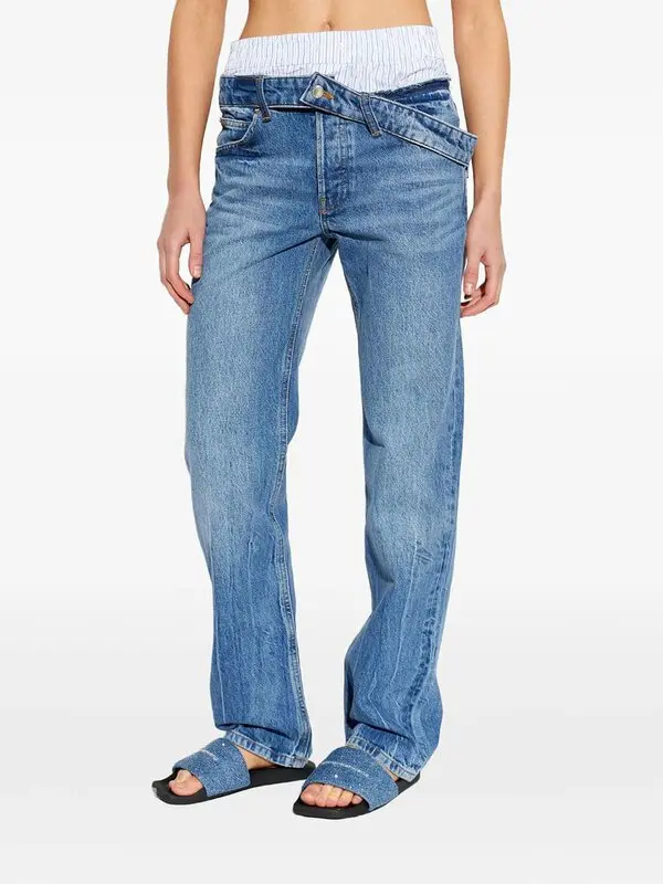 Alexander Wang Slim Fit Jeans With Boxer Detail