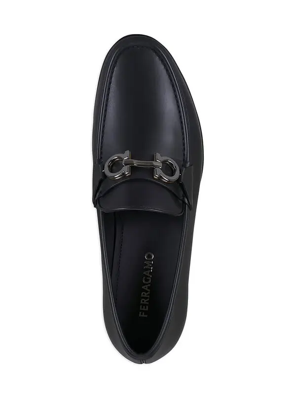FERRAGAMO Avril Gancini Buckle Loafers