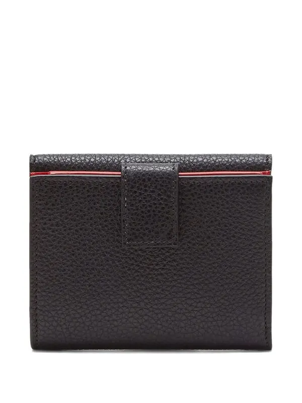 FERRAGAMO Gancini Grained Leather Compact Wallet