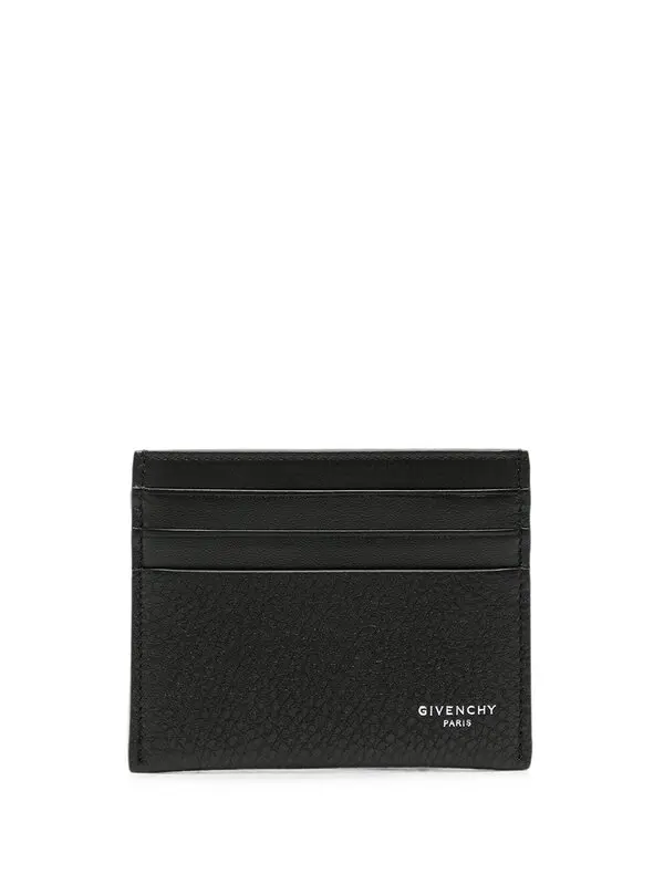 Givenchy Logo-print Grained Leather Card Holder