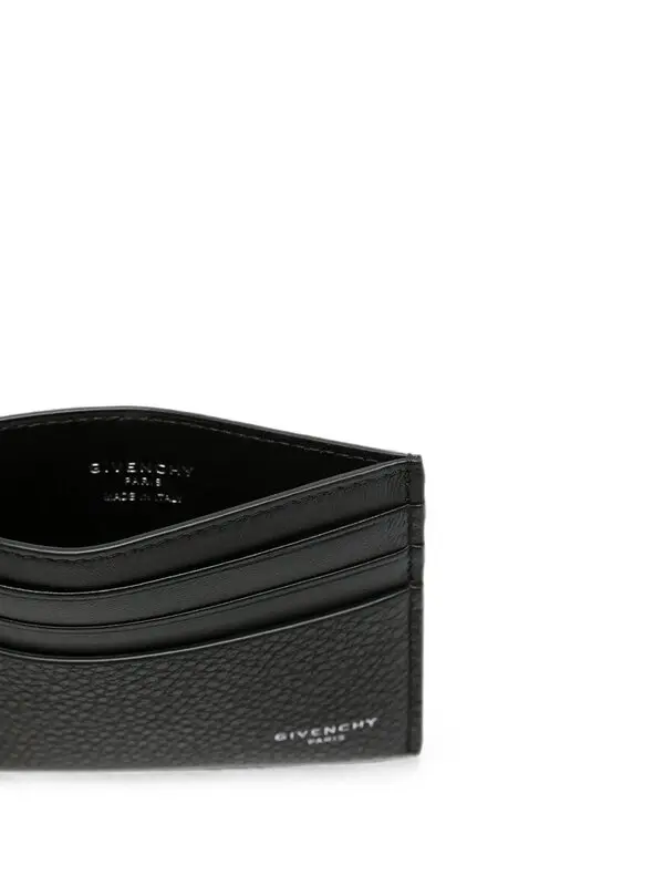 Givenchy Logo-print Grained Leather Card Holder