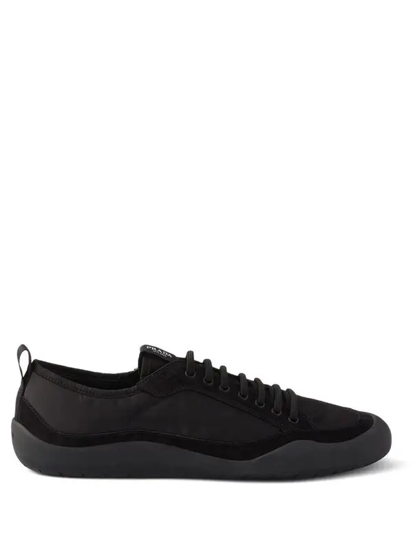 Prada Speedrock Re-nylon And Suede Sneakers