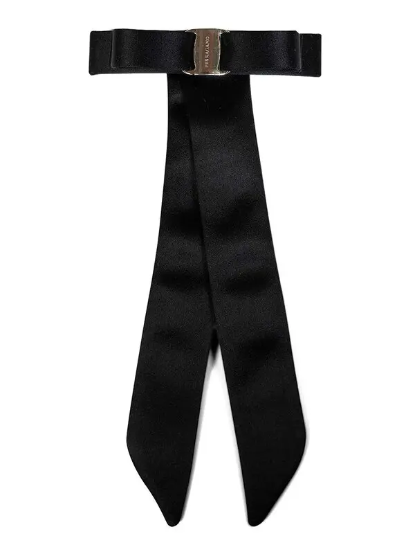 FERRAGAMO Vara Bow Hair Clip - Black