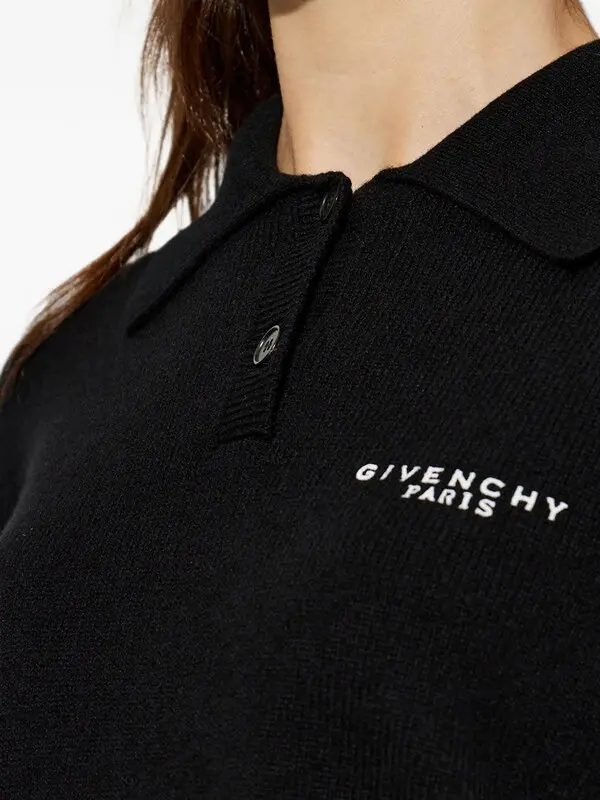 Givenchy Wool And Cashmere Polo Swater