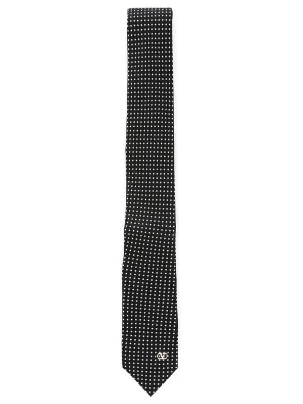 Valentino Garavani Yarn-dyed Silk Neck Tie