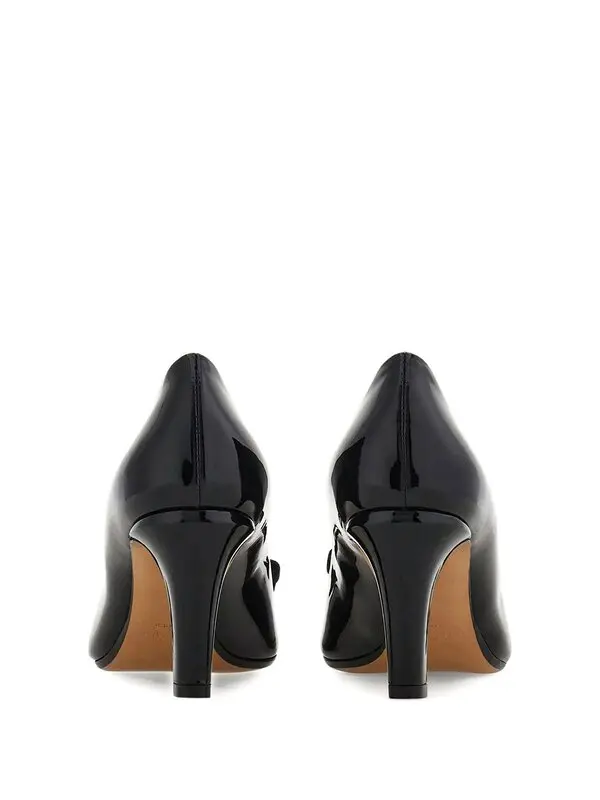 FERRAGAMO Carla 70 Patent Leather Bow Pumps