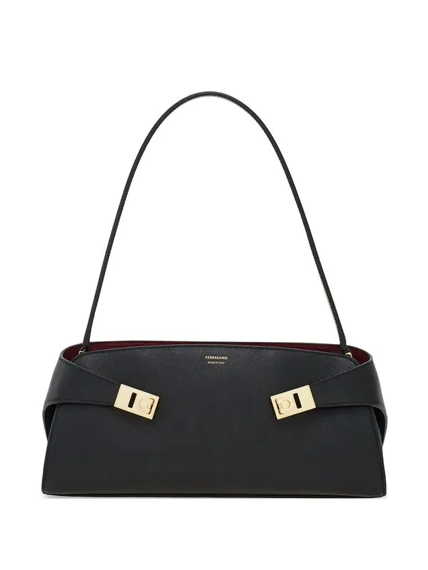 FERRAGAMO Hug East-west Shoulder Bag - Black