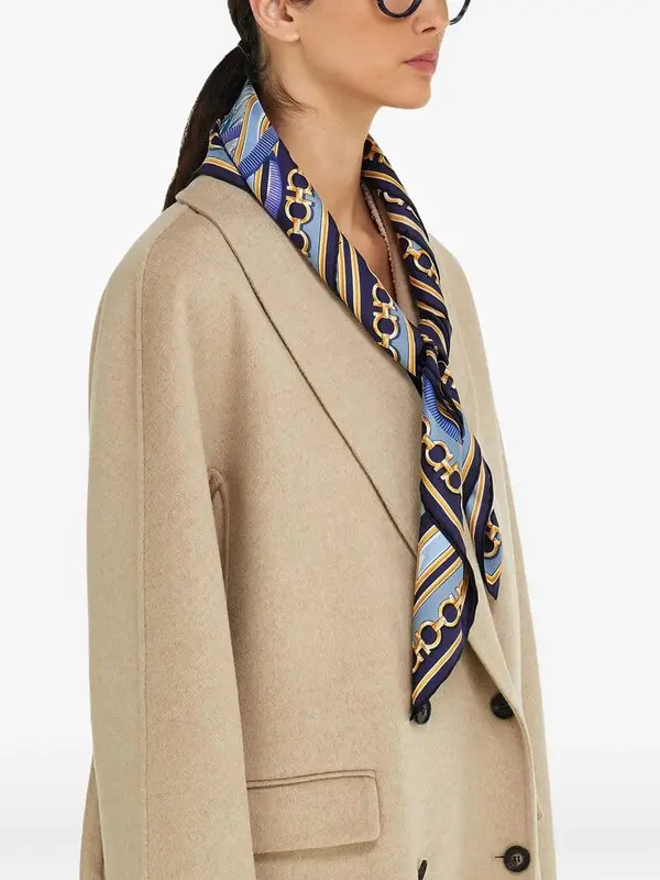 FERRAGAMO Felini Print Silk Scarf