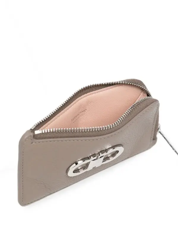 FERRAGAMO Gancini Card Holder With Zip
