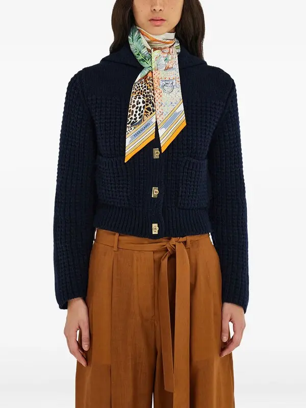 FERRAGAMO Felini Print Silk Mini Bandeau - Multicolor