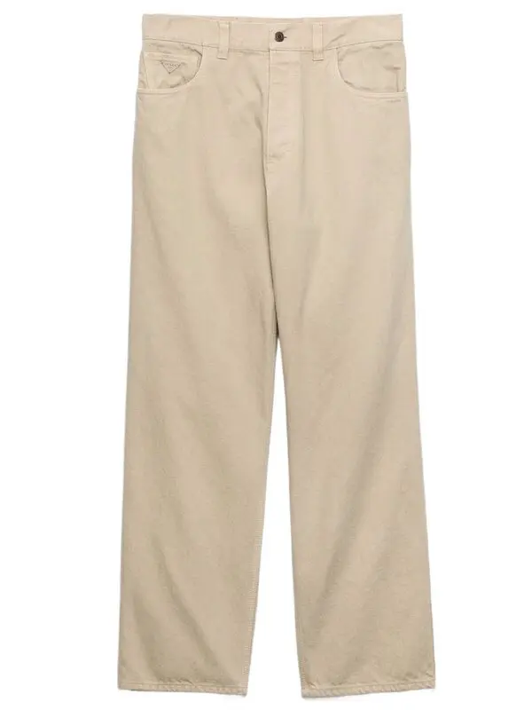 Prada Five-pocket Old Denim Jeans