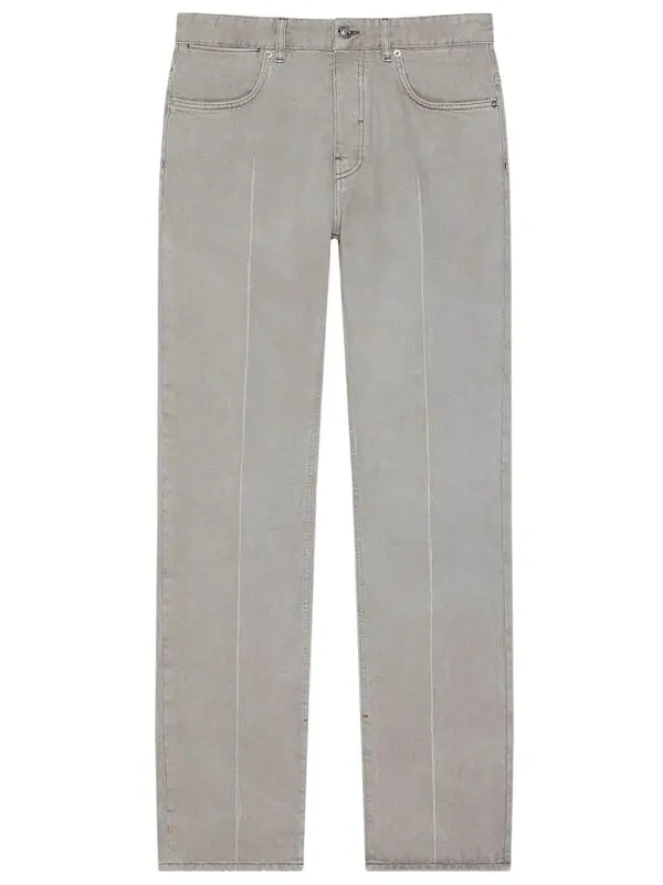 Givenchy Straight Fit Denim Pants - Gray