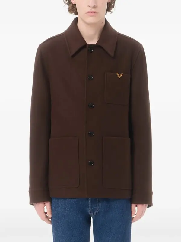 Valentino Garavani Wool Jacket With Vgold