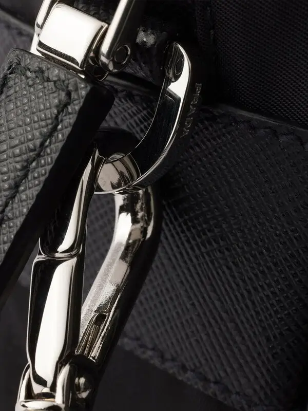Prada Borsa A Tracolla In Re-nylon E Saffiano