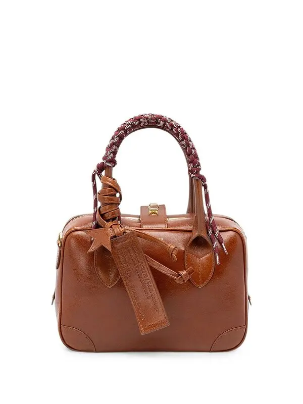 GOLDEN GOOSE Borsa Vita Con Tracolla E Dettaglio Cordino - Brown