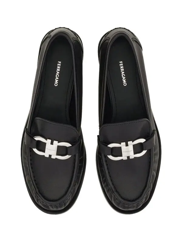 FERRAGAMO Gancini Ornament Loafers