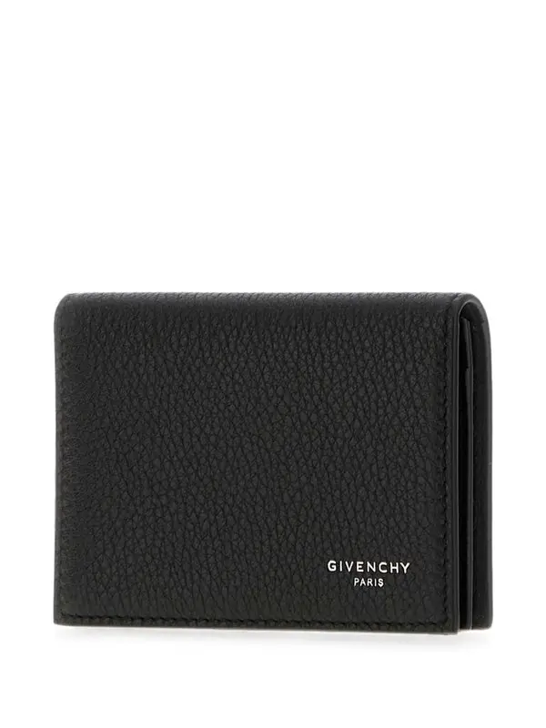 Givenchy Logo-print Grained Leather Bi-fold Card Holder