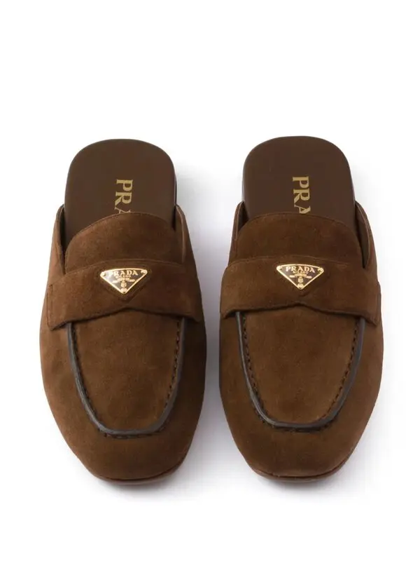 Prada Suede Slippers