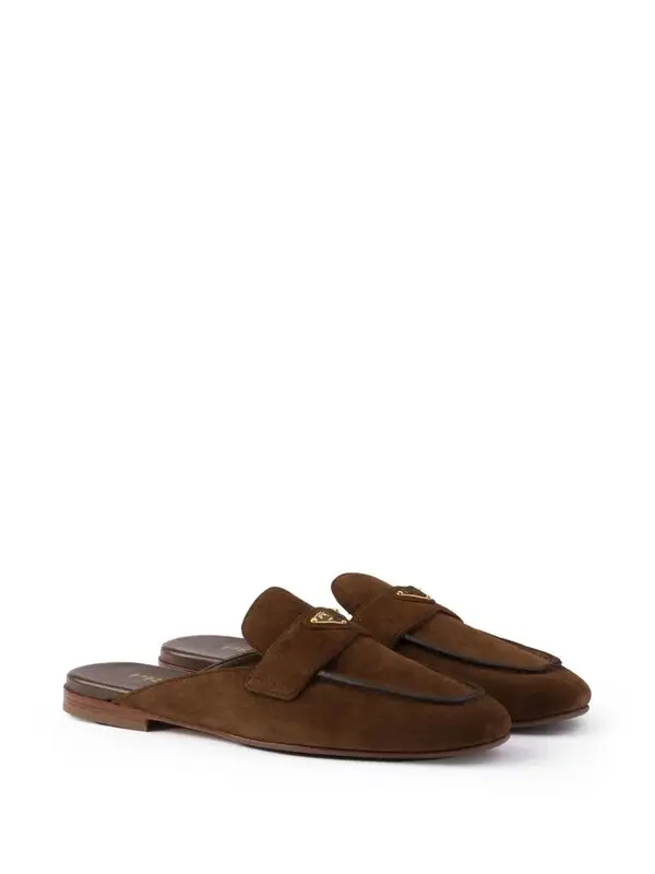 Prada Suede Slippers