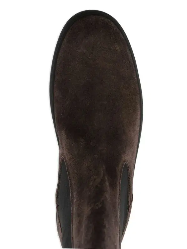 TOD'S Winter Gommino Suede Ankle Boots