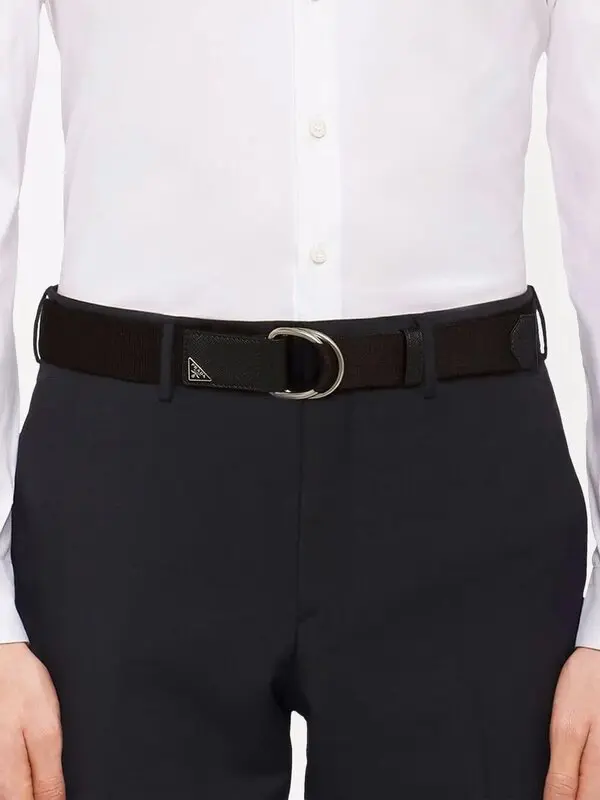 Prada Woven Re-nylon Belt - Black