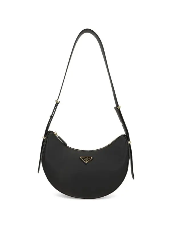 Prada Calf Leather Shoulder Bag - Black