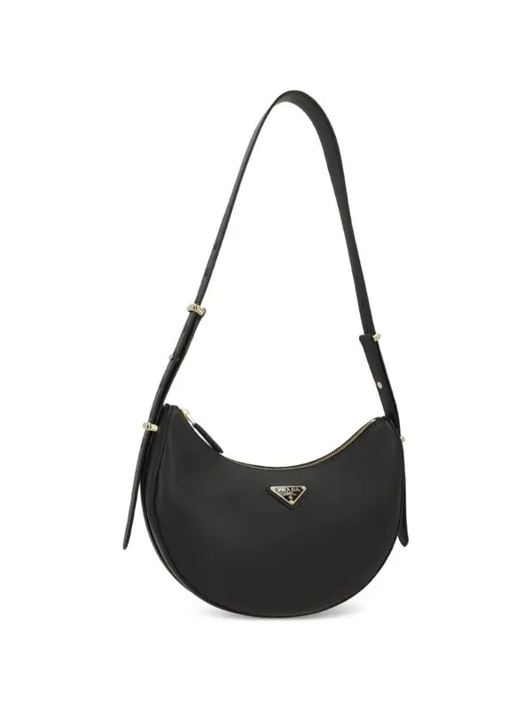 Prada Calf Leather Shoulder Bag - Black