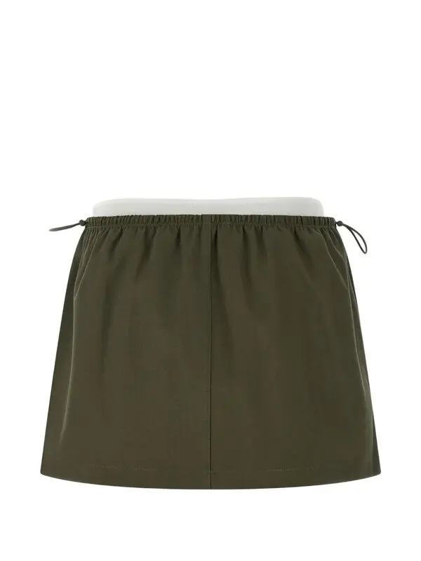Alexander Wang Mini Logo El Skirt