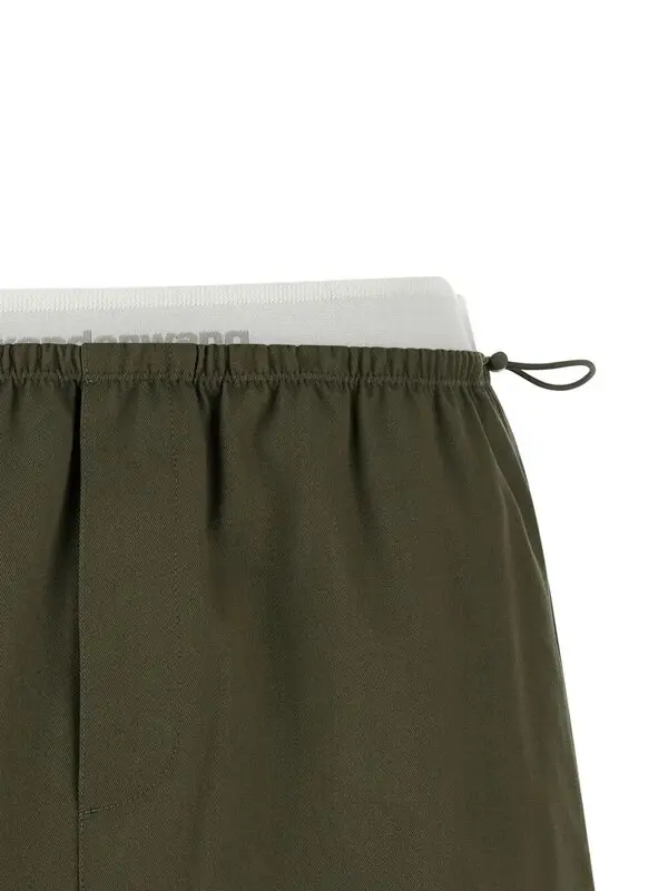 Alexander Wang Mini Logo El Skirt
