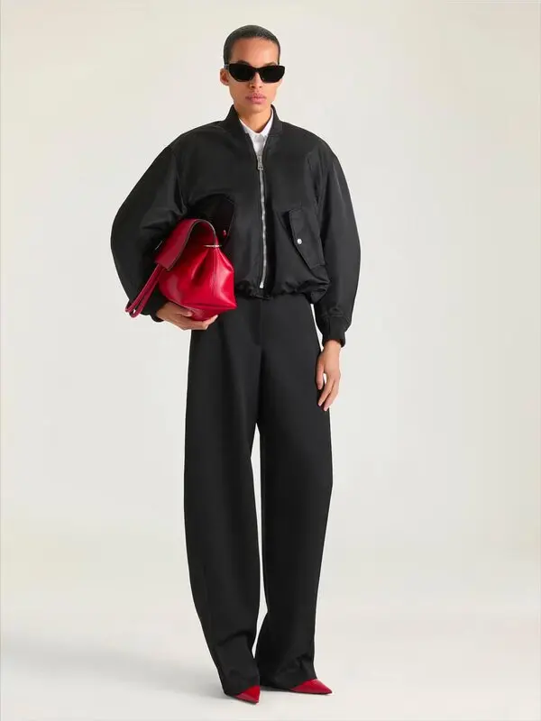 Givenchy Cropped Cocoon Bomber Jacket