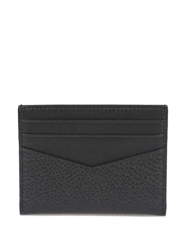 Givenchy Grained Leather Card Holder - Black