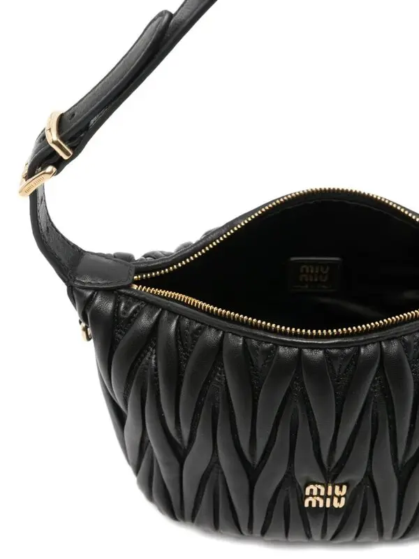 Miu Miu Matelassé Nappa Leather Pouch