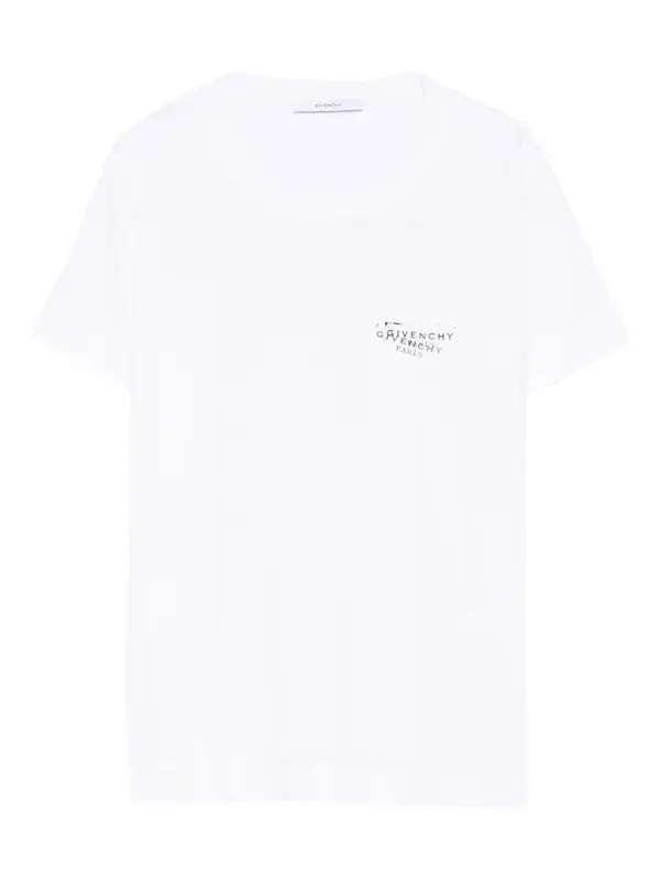 Givenchy Logo-print Fitted T-shirt - White