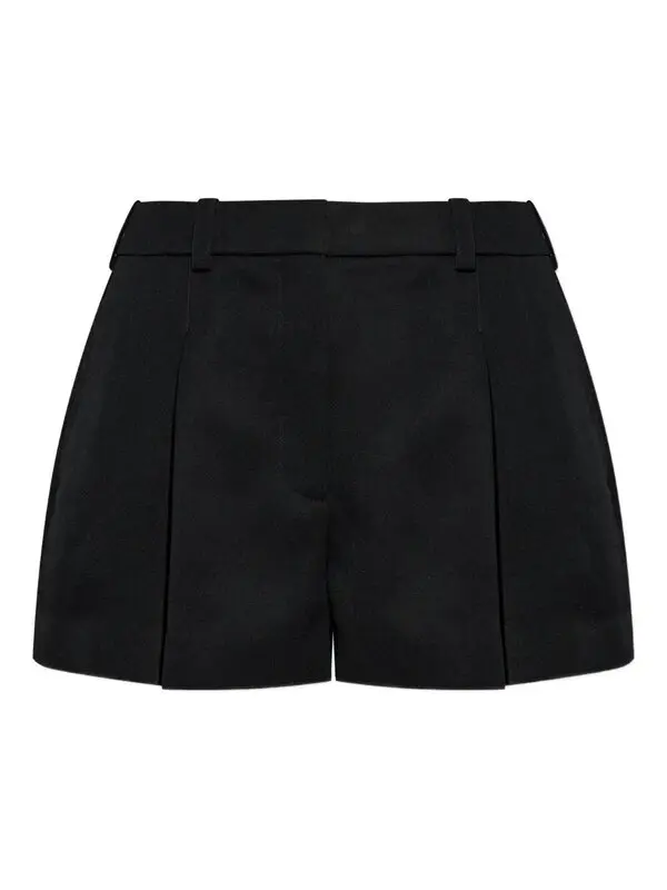 Givenchy Pleated Wool Shorts