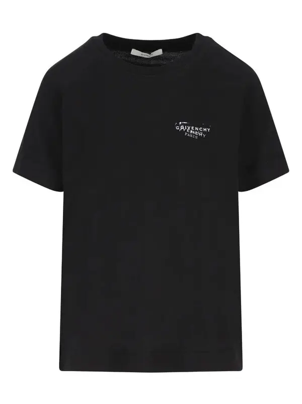Givenchy Paris Logo Print T-shirt - Black