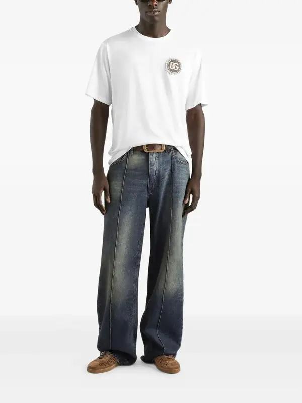 Dolce & Gabbana Cotton T-shirt With Patch - White