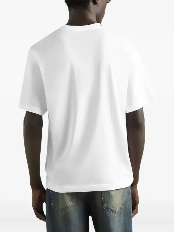 Dolce & Gabbana Cotton T-shirt With Patch - White