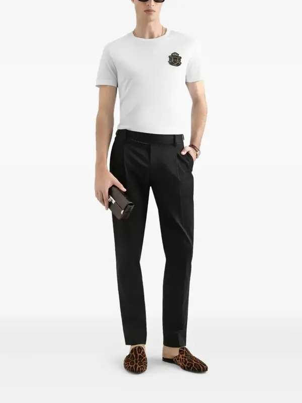 Dolce & Gabbana Cotton T-shirt With Logo Crest