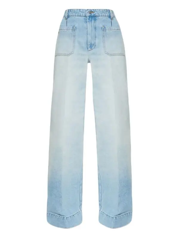 Victoria Beckham Alina Regular Fit Jeans - Blue