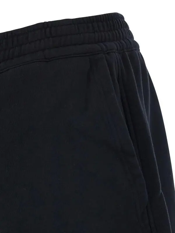 Givenchy Fleece Bermuda Shorts With Grosgrain Detail - Black