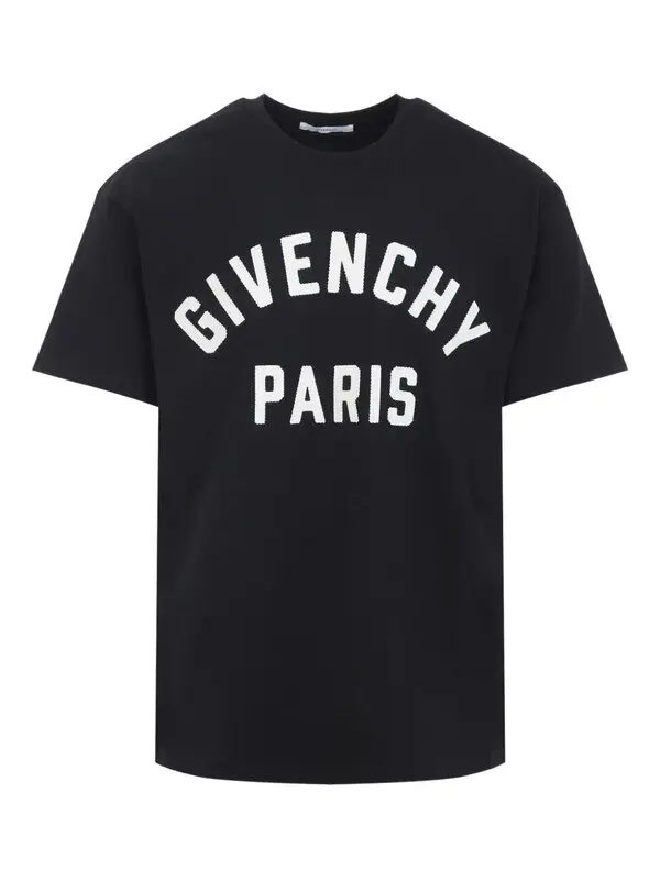 Givenchy Paris Embroidery Cotton T-shirt