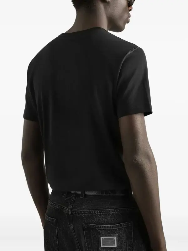 Dolce & Gabbana Cotton T-shirt With Logo Crest