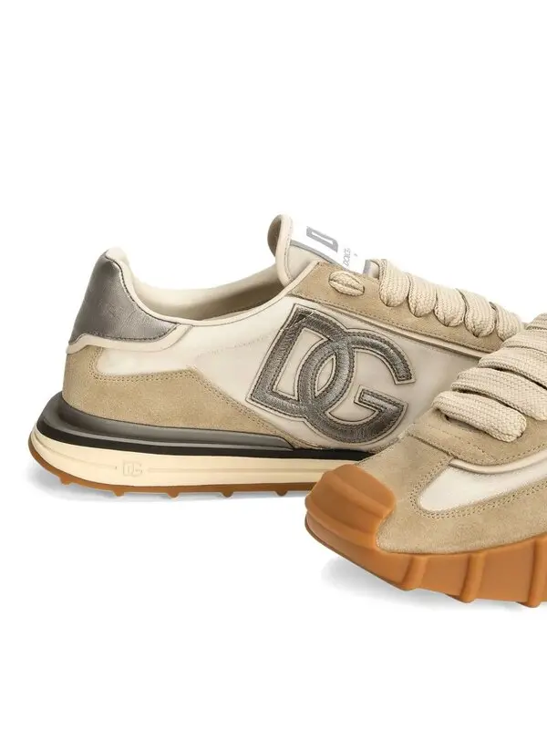 Dolce & Gabbana Dg Athletic Fabric And Suede Sneakers