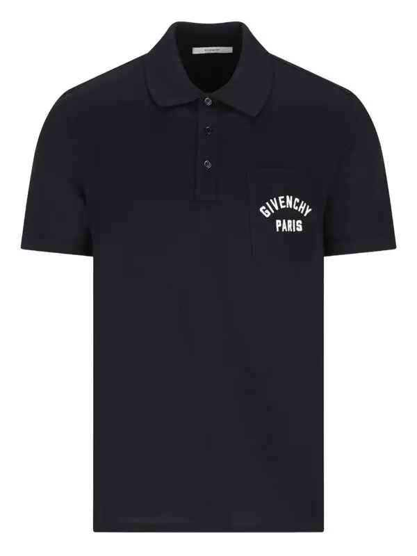 Givenchy Front Pocket Cotton Polo