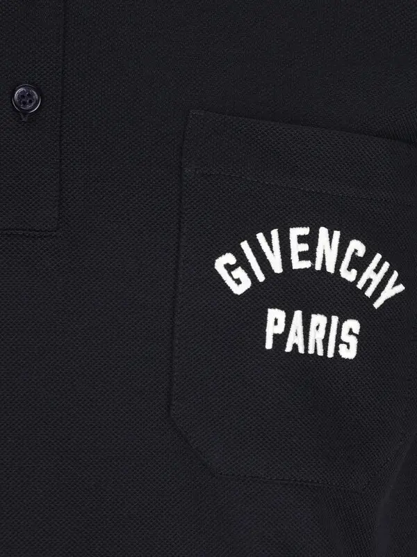 Givenchy Front Pocket Cotton Polo