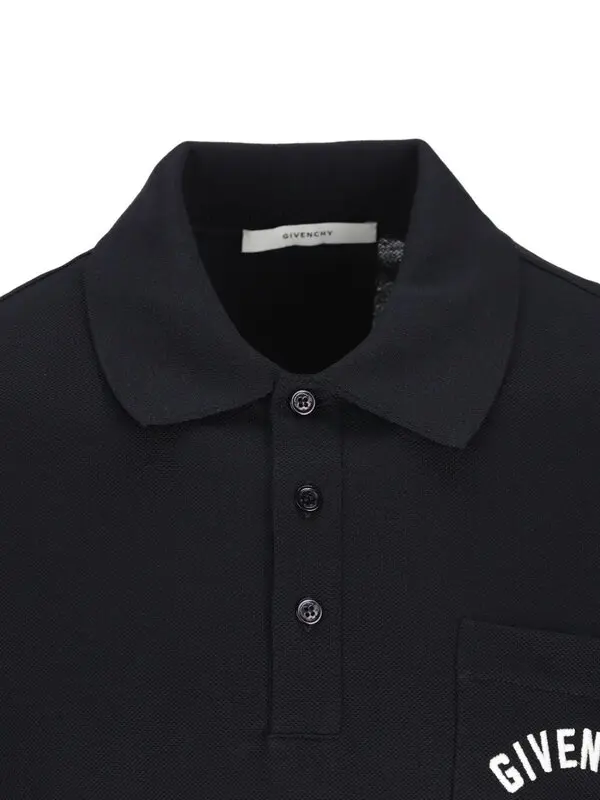 Givenchy Front Pocket Cotton Polo